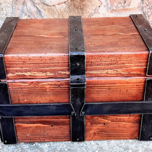 Hidden Compartment Box Antique Wood Box Handmade in Italy - Etsy