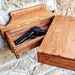 Hidden Gun Storage Box , Valet Box for Man , Reclaimed Wood Box With ...