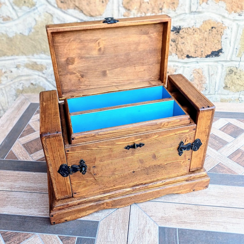 Antique Italian Wood Box - Etsy