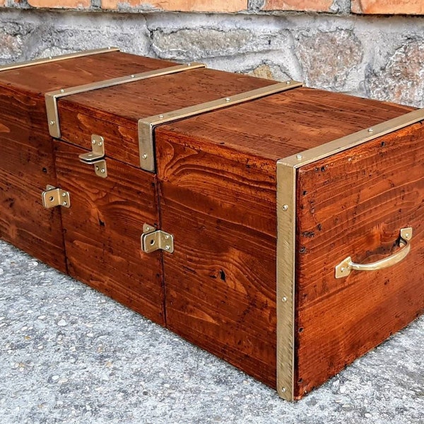 Reclaimed Wood Chest - Etsy