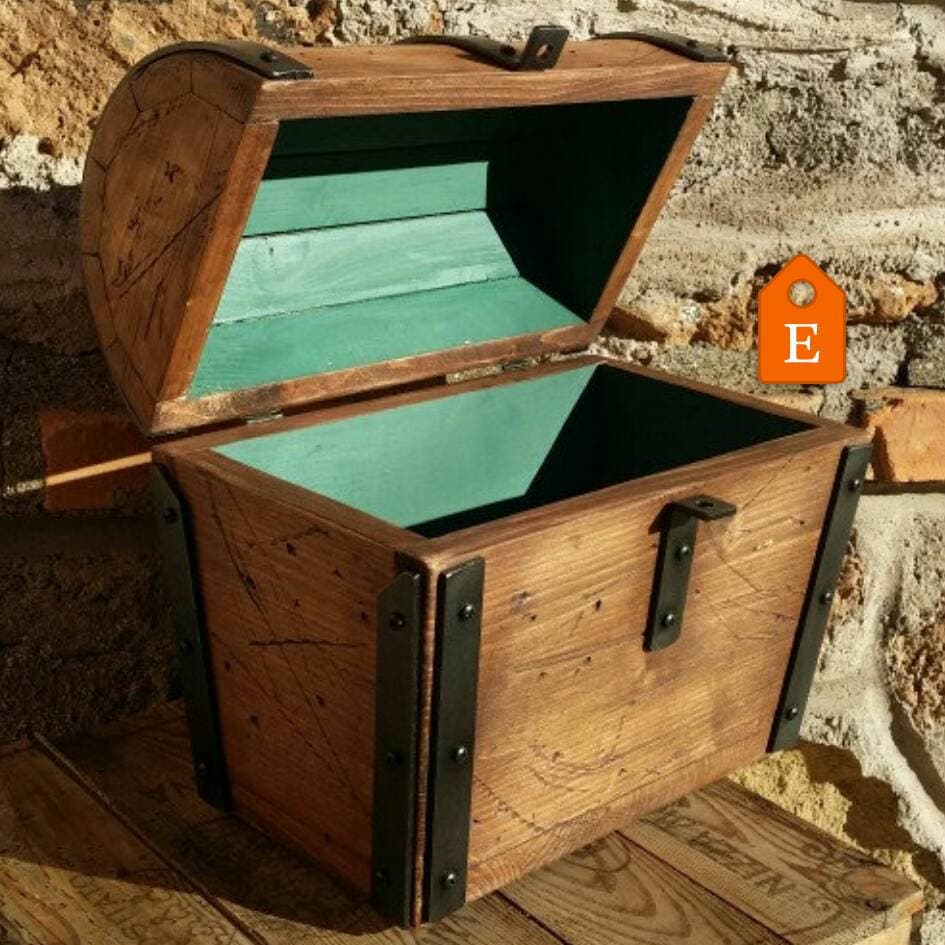 Treasure Chest Custom Made , Wooden Chest Handmade in Italy High ...
