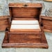 Hidden Compartment Box With Drawers , Reclaimed Wood Jewelry Box ...