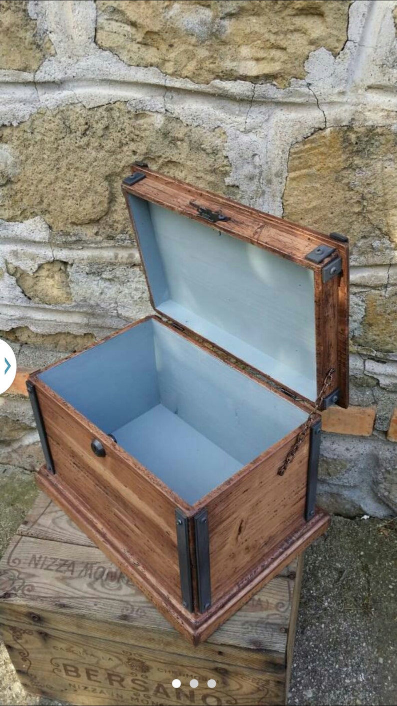 Wooden Box Reclaimed Wood Box Jewelry Box Keepsake Box | Etsy