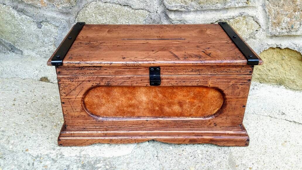 Wedding Card Box , Large Keepsake Box , Reclaimed Wood Box ...