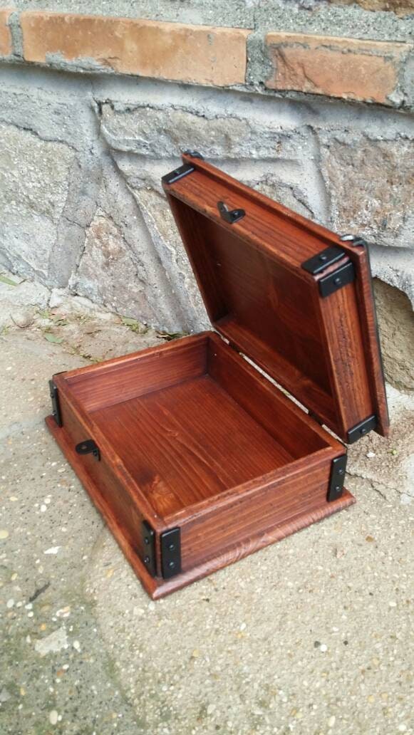 Personalized Box , Reclaimed Wood Box , Jewelry Box - Etsy