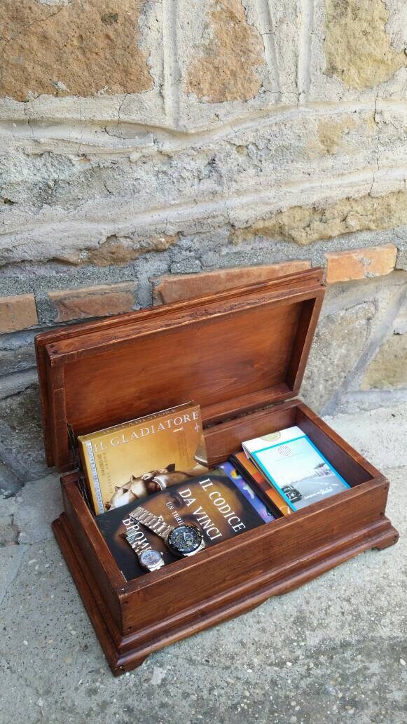 Large Keepsake Box Wood Storage Box Memory Box Jewelry | Etsy