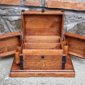 Secret Compartment Jewelry Box With Trays and Drawers 100% Handmade in ...