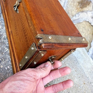 Hidden Drawer Box Made in Italy From Old Reclaimed Wood , Secret ...