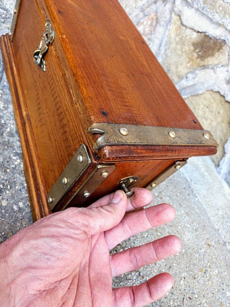 Hidden Drawer Box Made in Italy From Old Reclaimed Wood , Secret ...