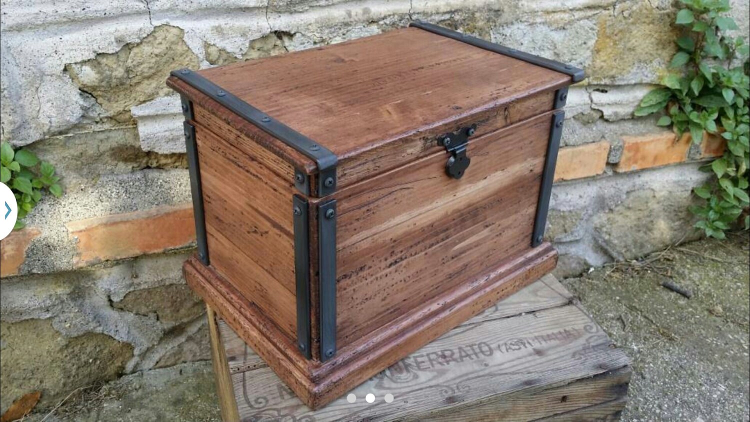 Wooden Box Reclaimed Wood Box Jewelry Box Keepsake Box | Etsy