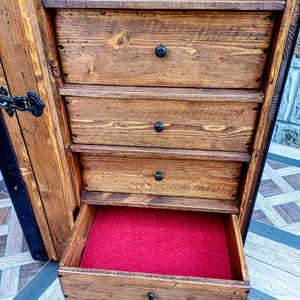 Secret Drawers, Wooden Chest of Drawers With Hidden Compartments, Made ...