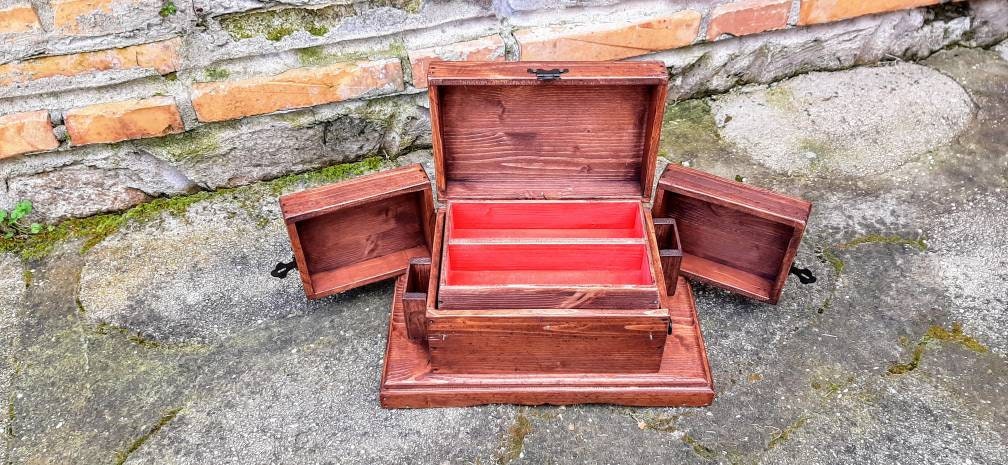 Hidden Compartment Box Antique Wood Box Handmade in Italy - Etsy