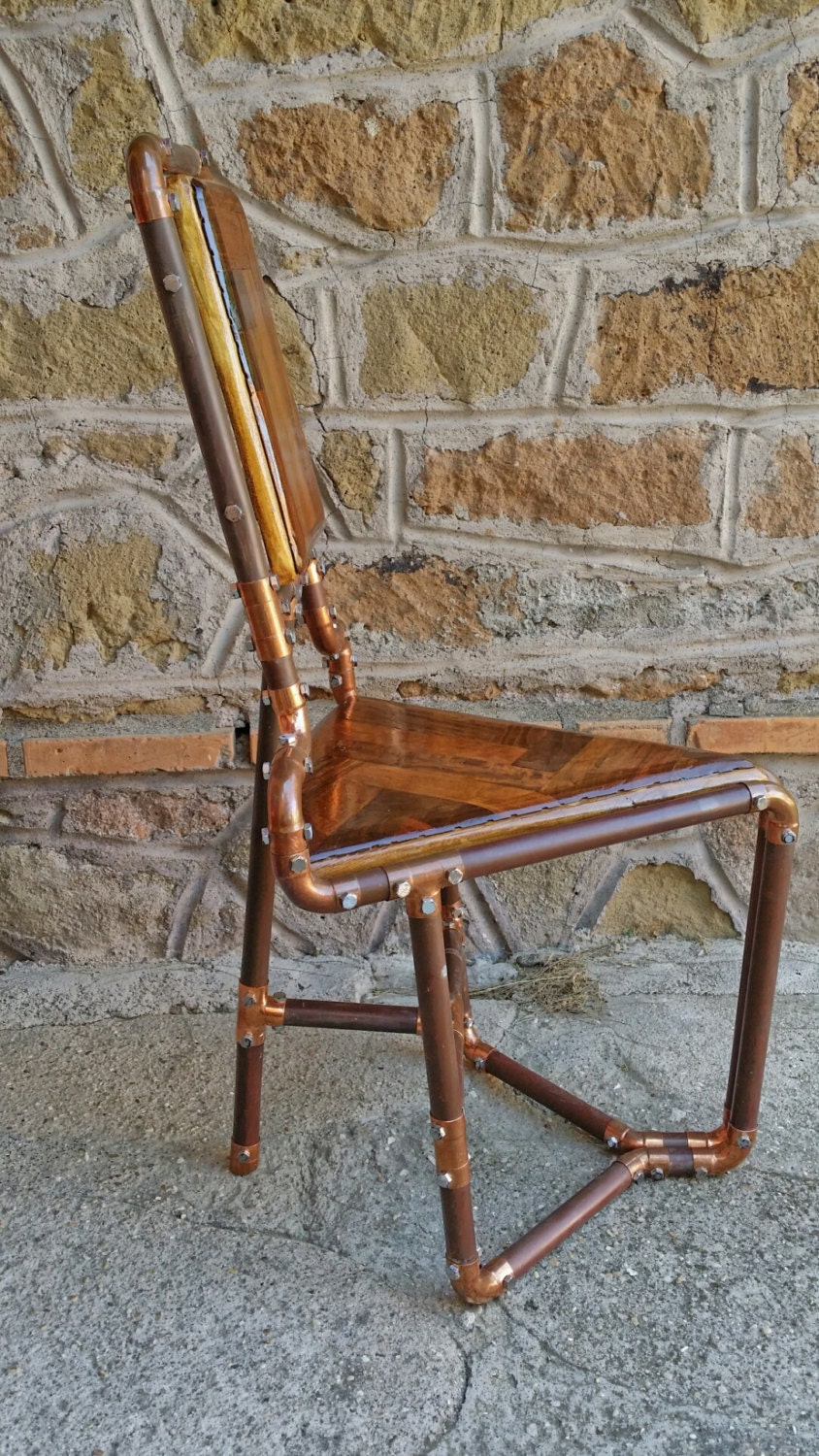 Copper Pipe Triangular Chair - Etsy