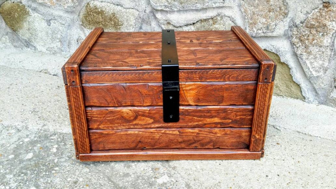 Large Keepsake Box , Reclaimed Wood Box , Storage Box , Organizer Box ...