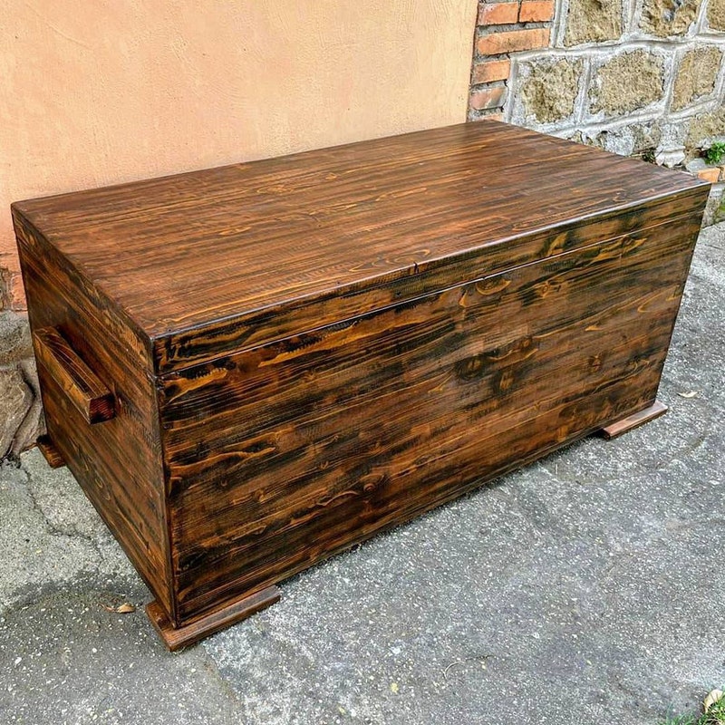 Vintage Wood Bench - Etsy