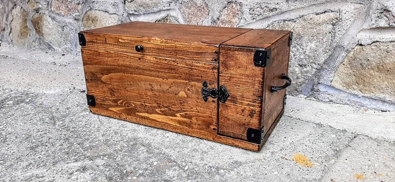 Hidden Gun Storage Box Valet Box for Man Reclaimed Wood - Etsy