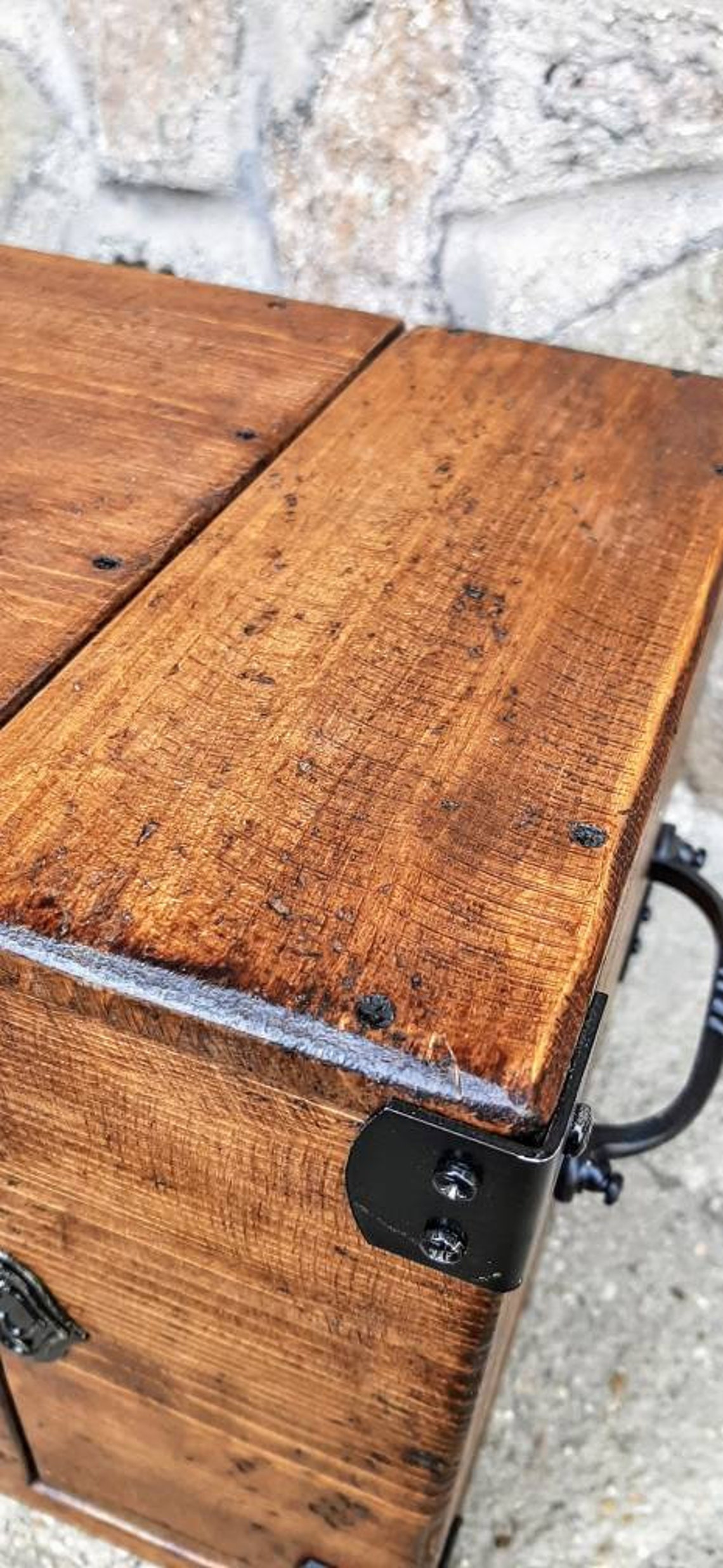 Hidden Gun Storage Box Valet Box for Man Reclaimed Wood - Etsy