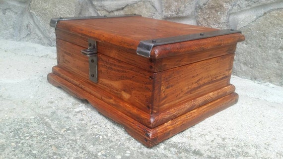 Keepsake Box Reclaimed Wood Storage Box Handmade in Italy | Etsy