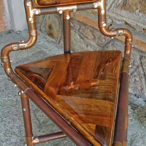 Copper Pipe Triangular Chair - Etsy