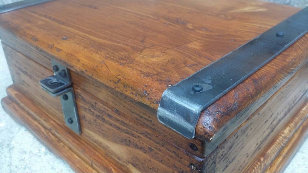 Keepsake Box , Reclaimed Wood Storage Box , Handmade in Italy - Etsy