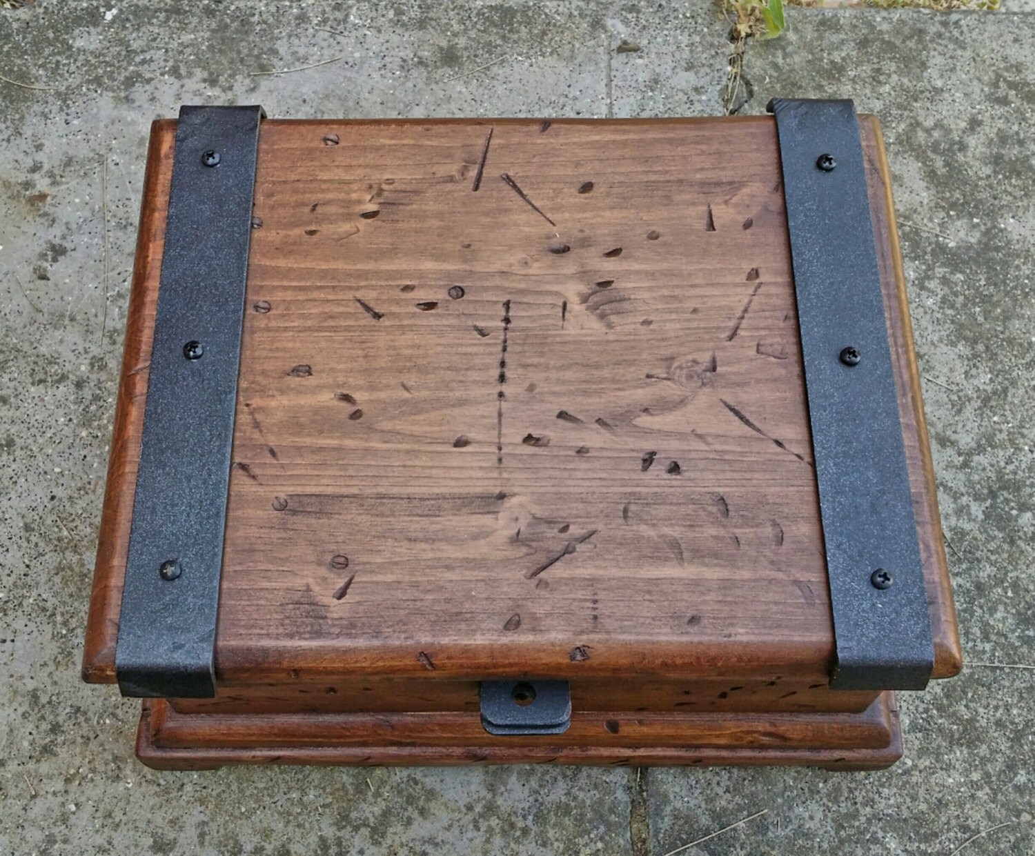 Solid Wood Keepsake Box Made in Italy , Made With Old Wood Regenerated ...