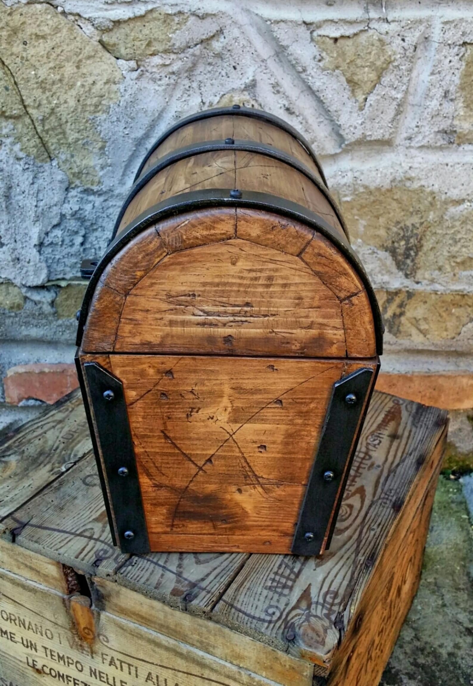 Treasure Chest Custom Made , Wooden Chest Handmade in Italy High ...