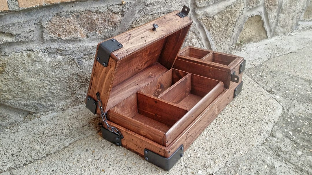 Men's Valet Box for Watch , Sunglasses , Jewelry , Phone , Wallet ...