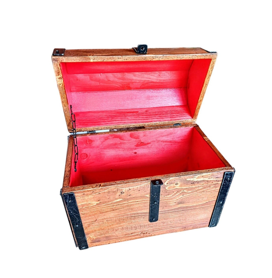 Wooden Chest Classic Custom Made , Made in Italy With Old Wood and Iron ...