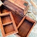 Reclaimed Wood Box With Drawers and Trays , Valet Box , Wooden Jewelry ...