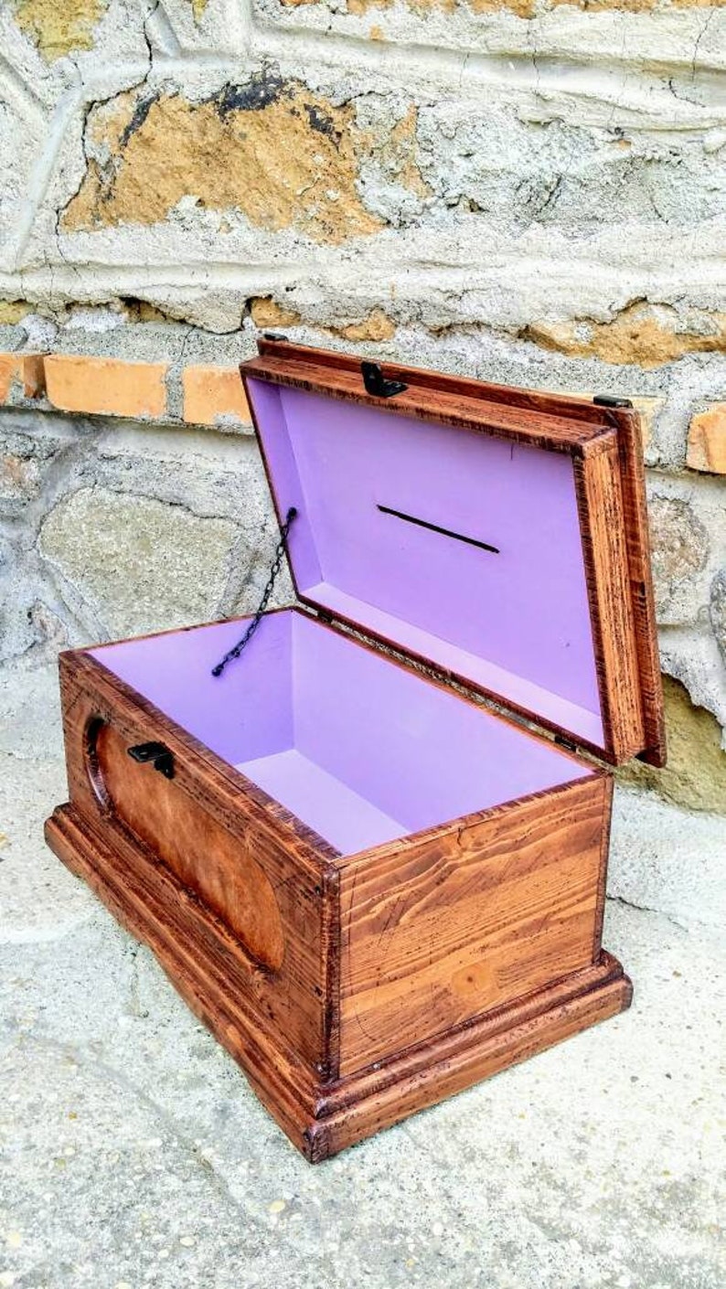 Wedding Card Box , Large Keepsake Box , Reclaimed Wood Box ...