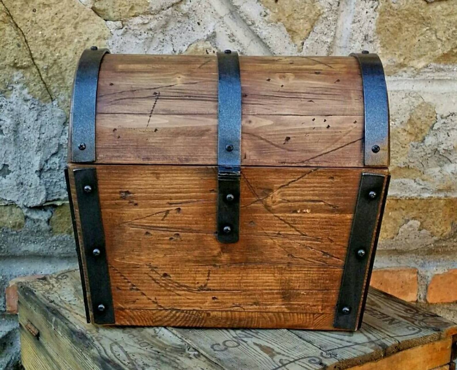 Treasure Chest Custom Made , Wooden Chest Handmade in Italy High ...