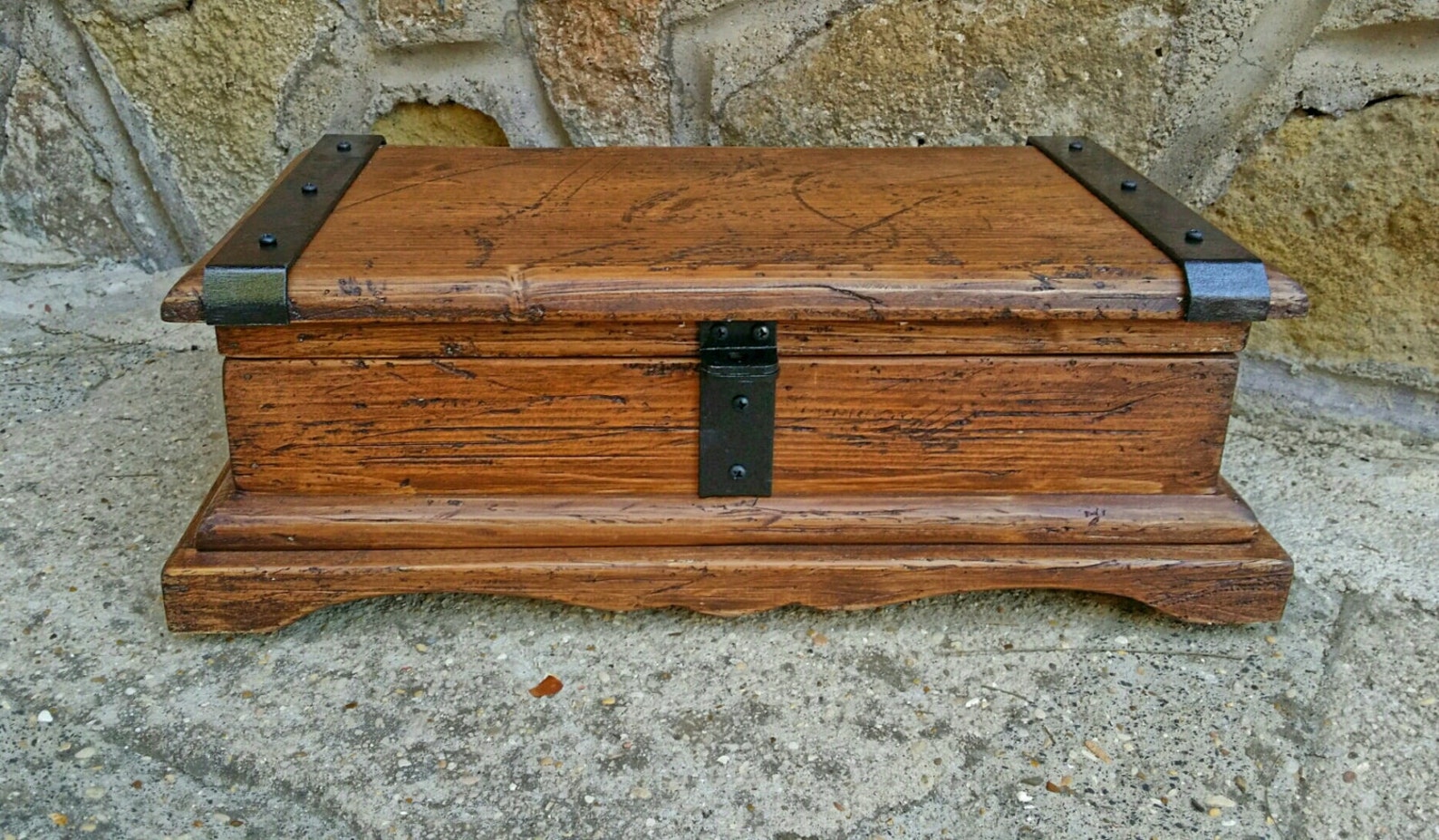 Large Keepsake Box Wood Storage Box Memory Box Jewelry | Etsy