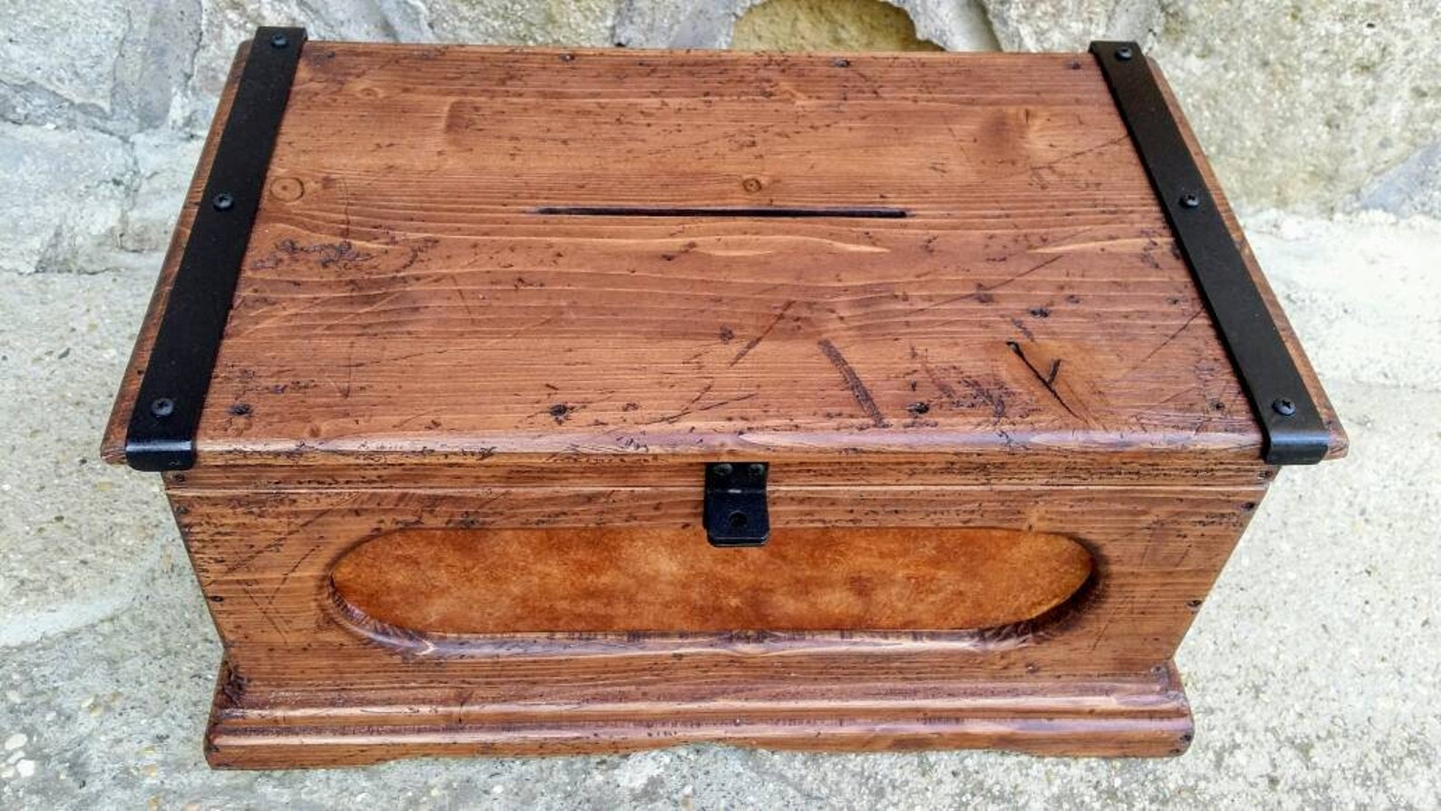 Wedding Card Box , Large Keepsake Box , Reclaimed Wood Box ...