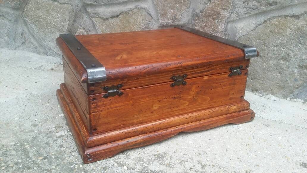 Keepsake Box , Reclaimed Wood Storage Box , Handmade in Italy - Etsy