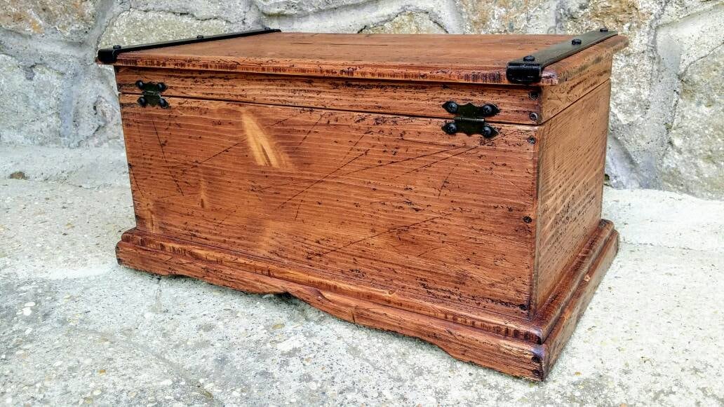 Wedding Card Box , Large Keepsake Box , Reclaimed Wood Box ...