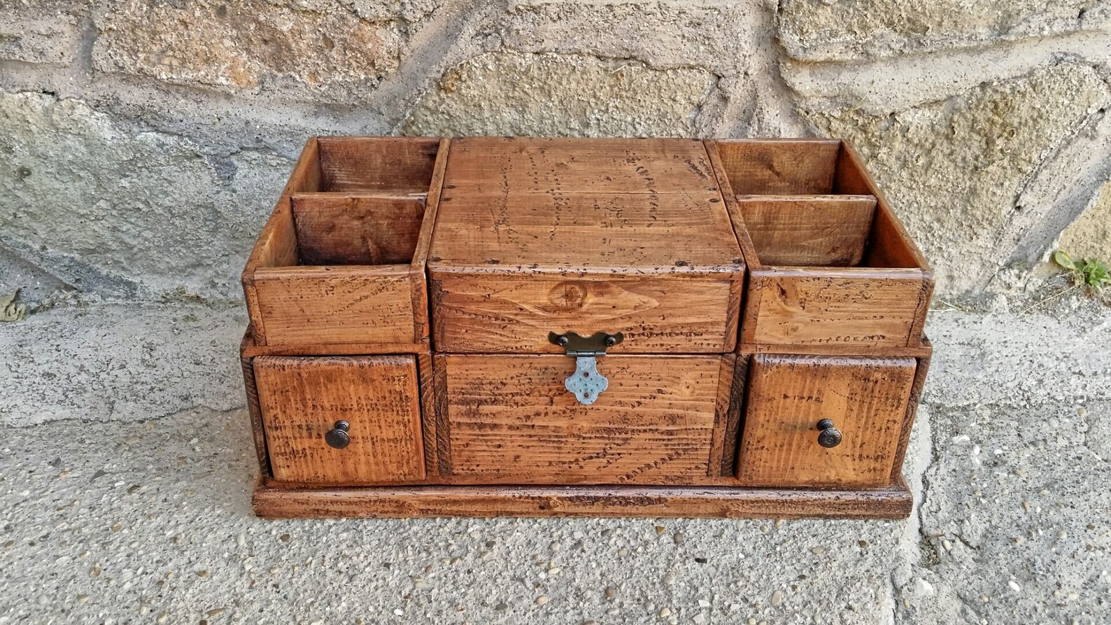 Wood Storage Box Wood Chest of Drawers Wood Box With - Etsy