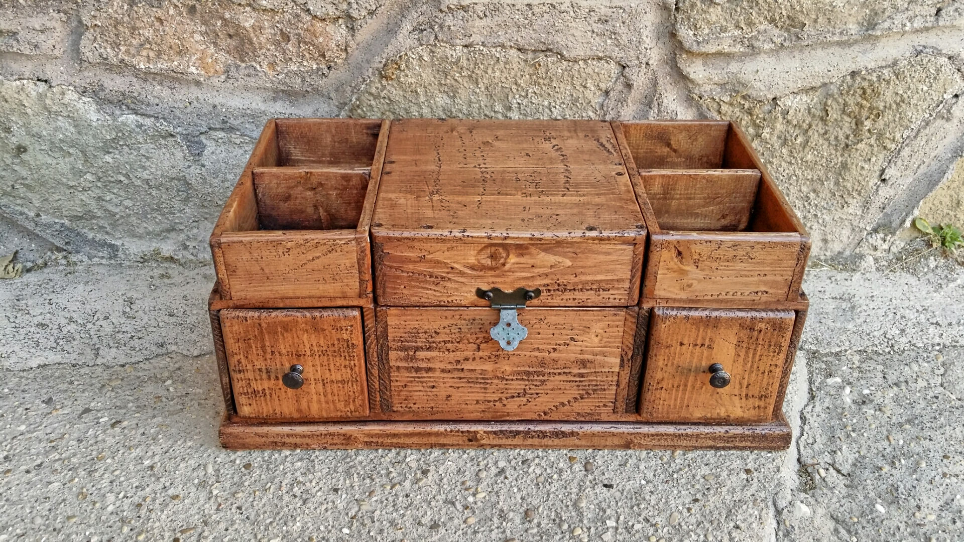 Wood Storage Box Wood Chest of Drawers Wood Box With - Etsy