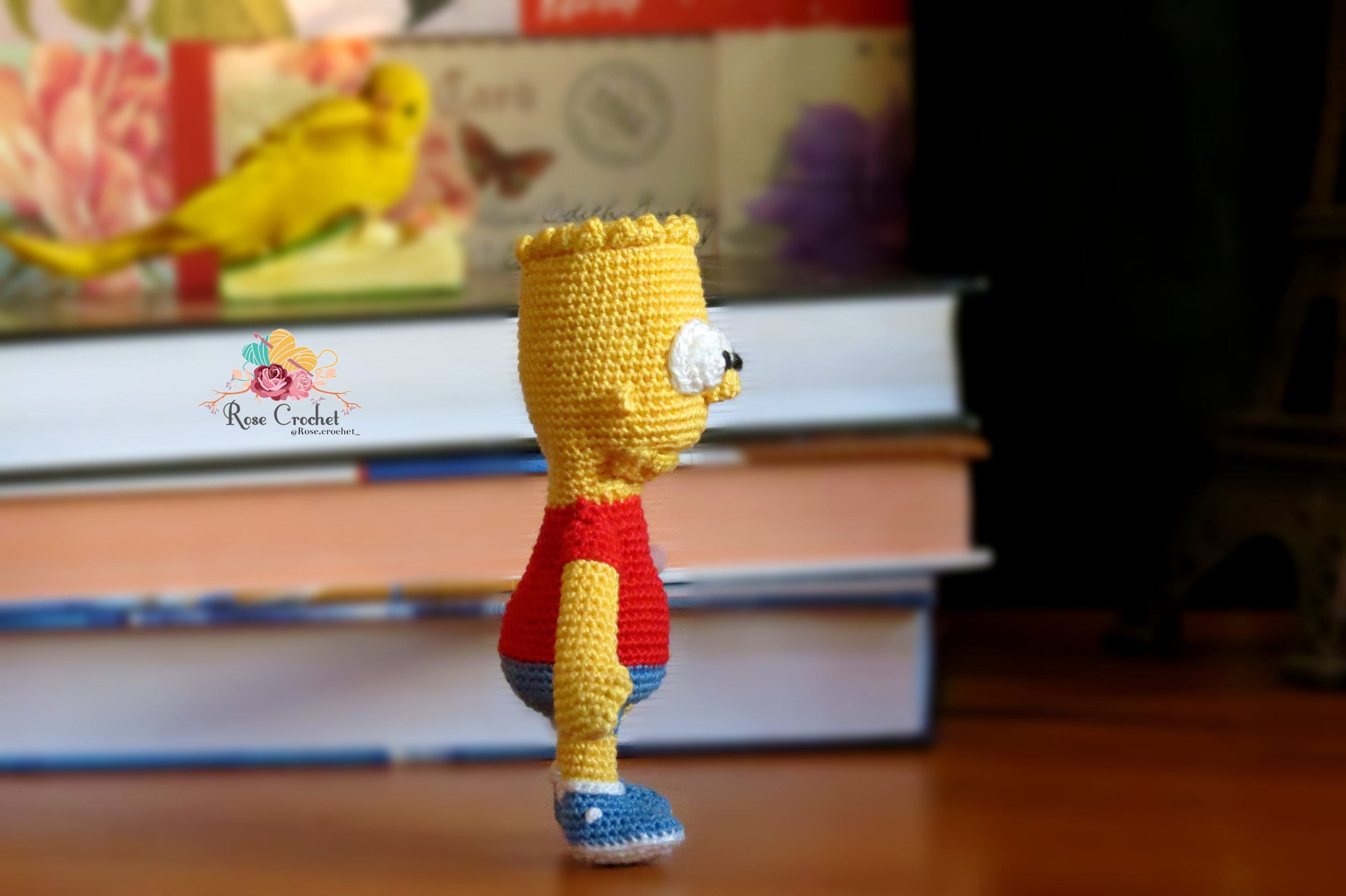 Amigurumi Crochet Pattern : Bart Simpson PDF File | Etsy