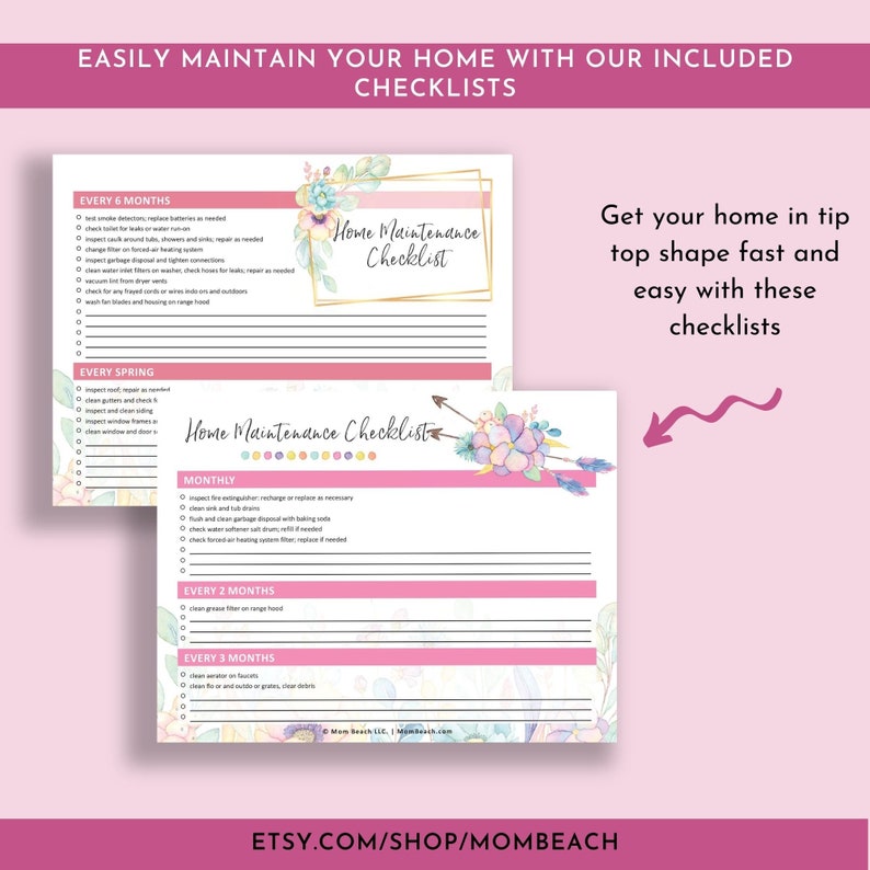 Home Binder Printable | Home Management | Organizing | Meal Planner ...