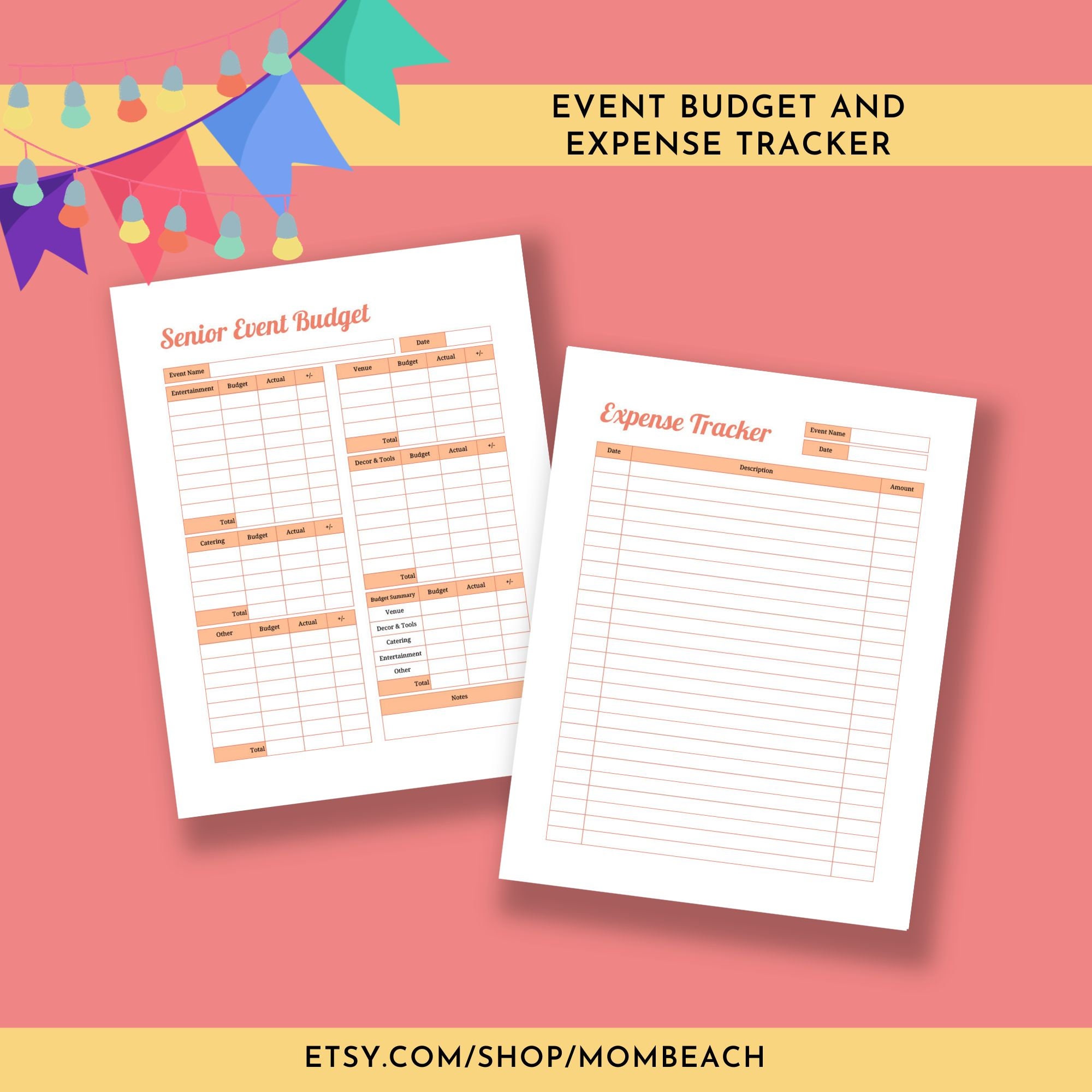 Senior Community Event Planner - 21 Page Printable - Event Planning ...