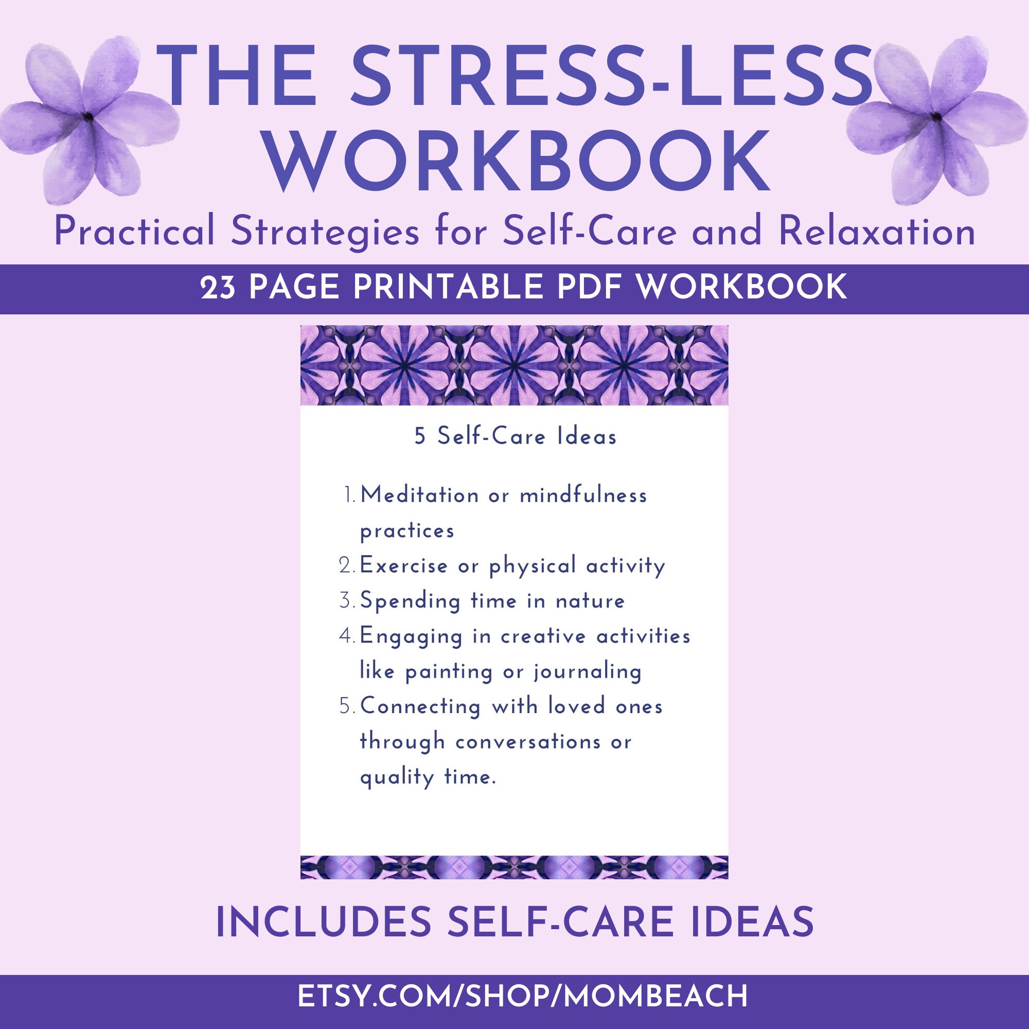 The Stress-less Workbook: Practical Strategies for Self-care and ...