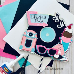 Sock Hop 3D Letters & Numbers, Fifties ,1950's Party, 50's Diner Party ...