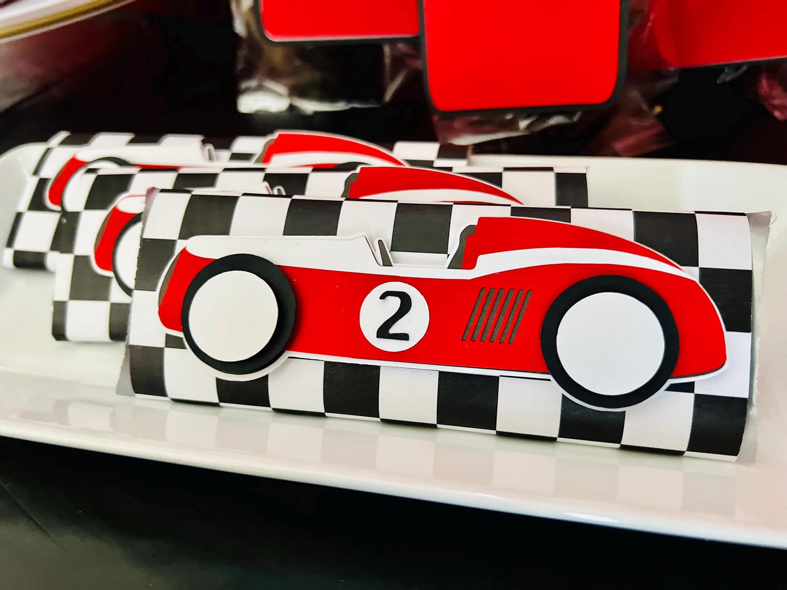Two Fast Race Car Candy Wrapper Sleeves, Birthday Party Decor - Etsy