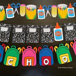 Classroom Banner, Welcome Back to School, Teacher Banner: Customizable ...