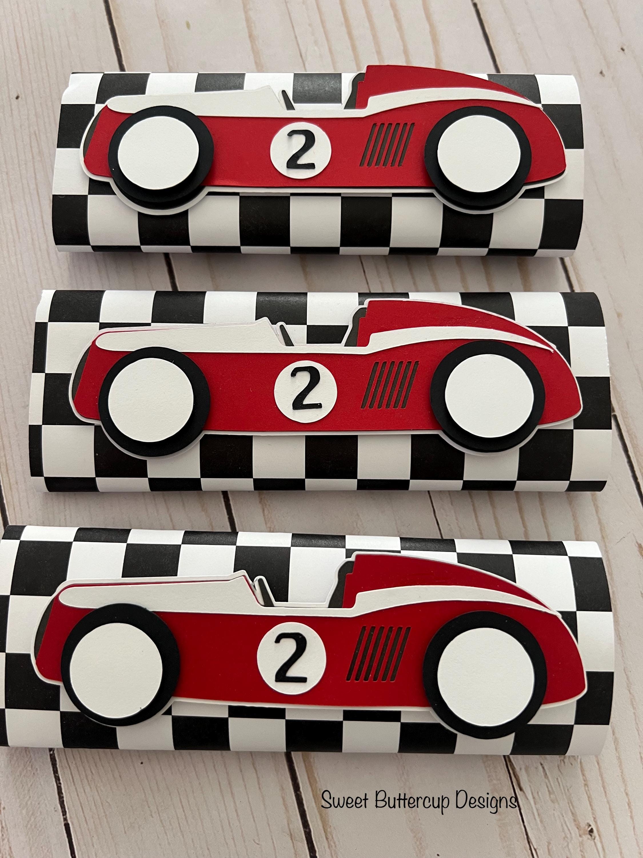 Two Fast Race Car Candy Wrapper Sleeves, Birthday Party Decor - Etsy