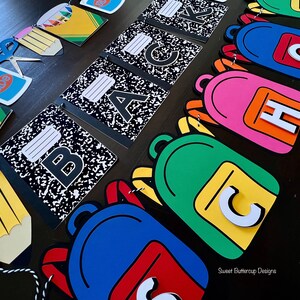 Classroom Banner, Welcome Back to School, Teacher Banner: Customizable ...