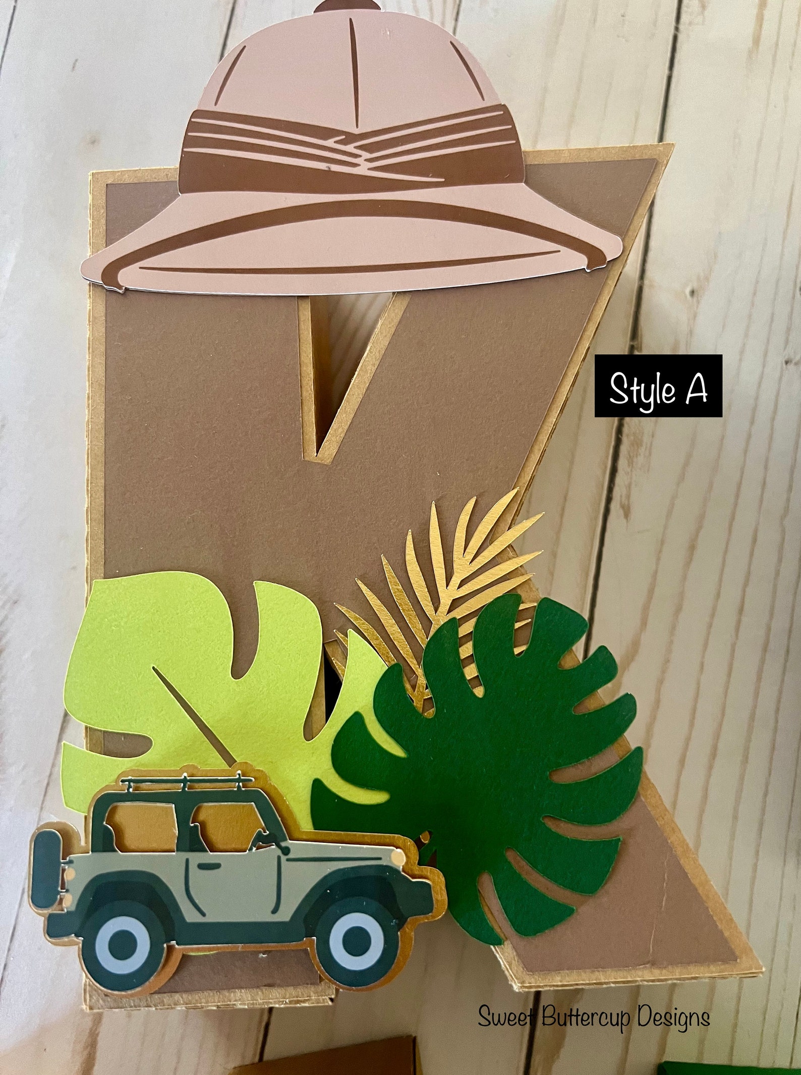 Wild One 3D Letters, Safari Themed 3D Letters, Jungle Themed 3D Letters ...