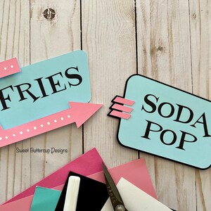 Sock Hop Banner, Fifties ,1950's Party, 50's Diner Party Theme - Etsy