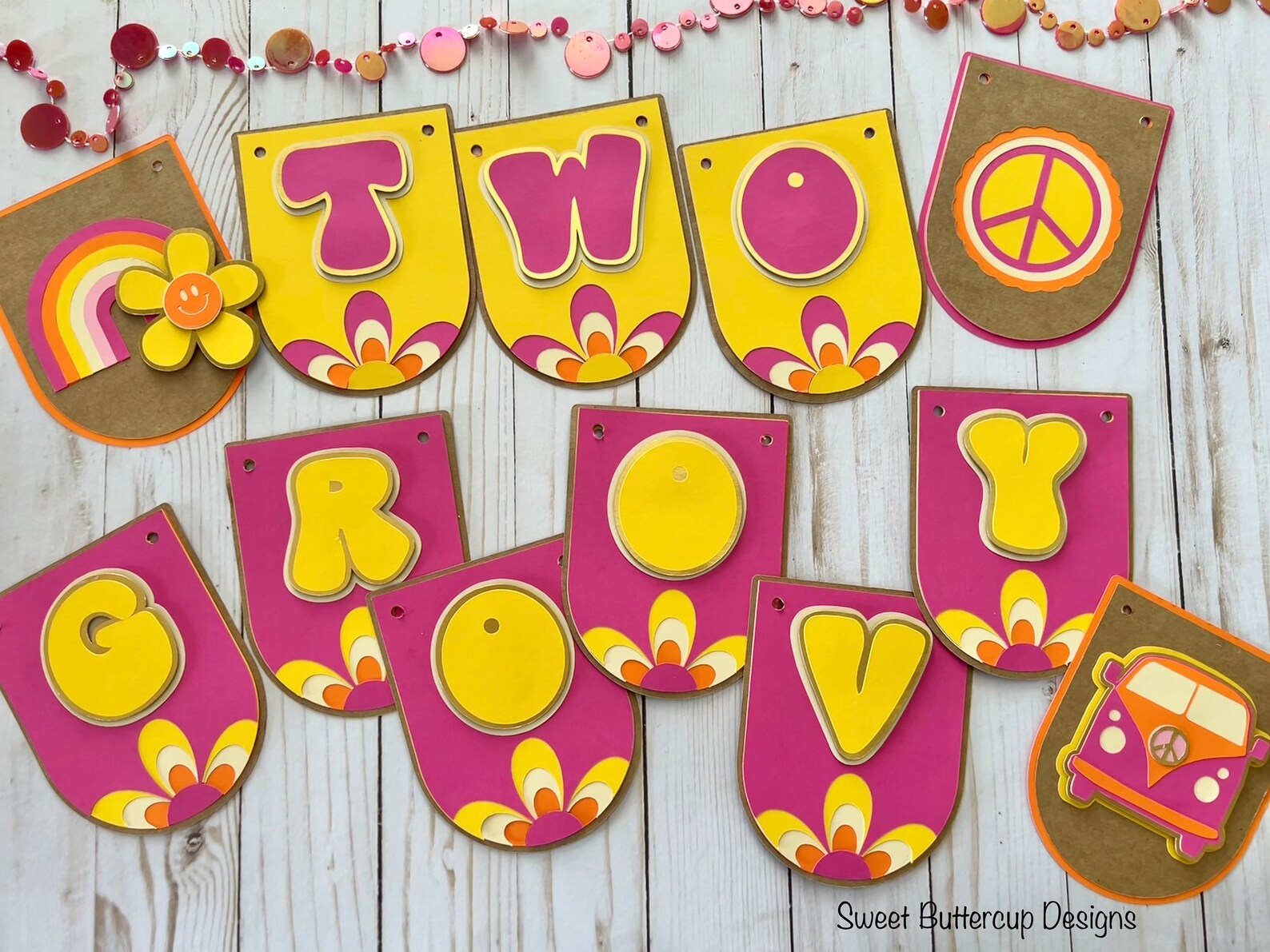 Groovy 3D Letter or Number Retro Party Theme One Groovy - Etsy