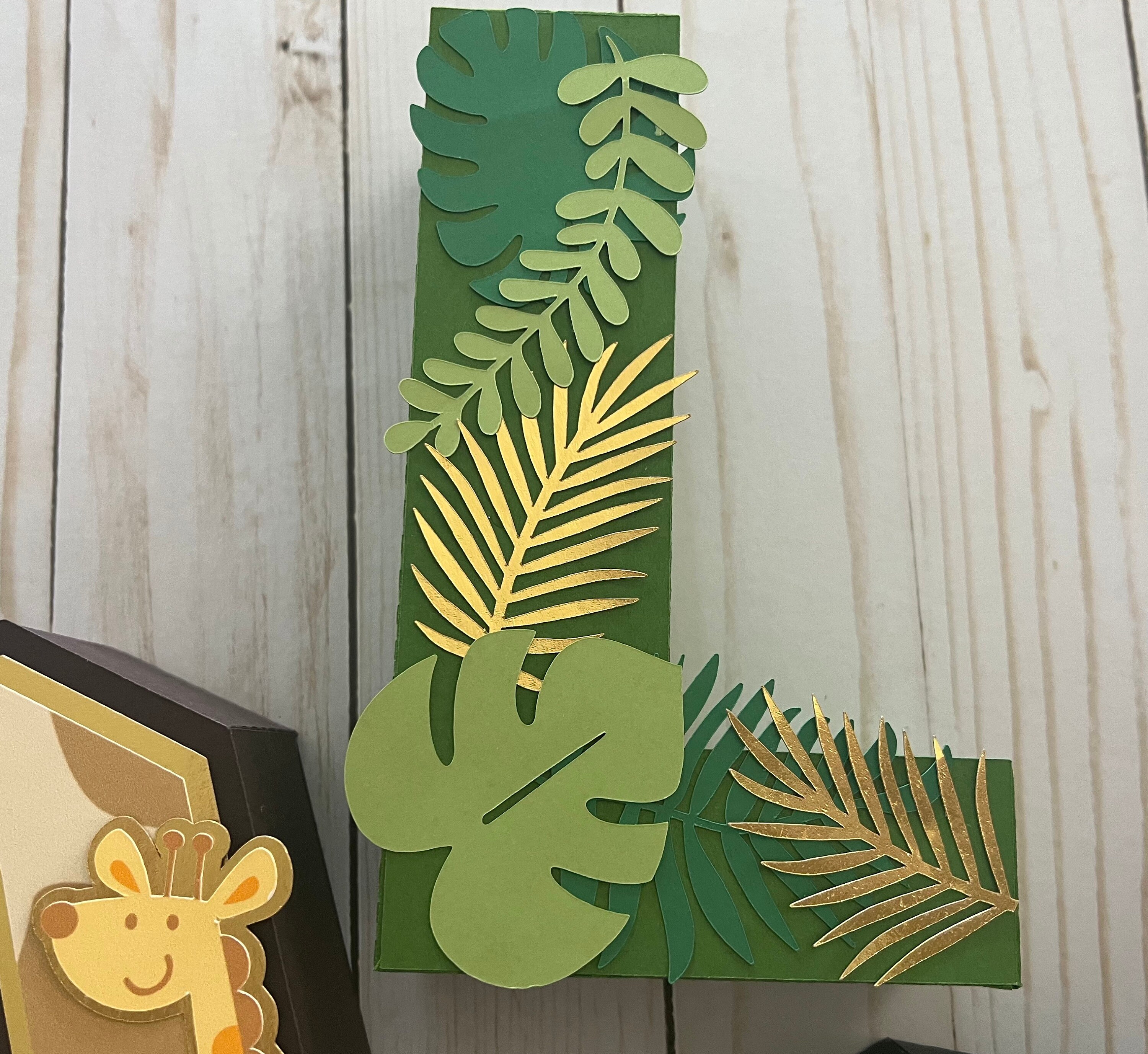 Wild One 3D Letters Safari Themed 3D Letters Jungle Themed - Etsy Canada